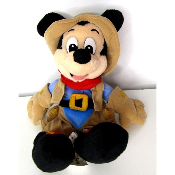 Disney | Toys | Disney World Frontier Land Cowboy Mickey Mouse Plush ...
